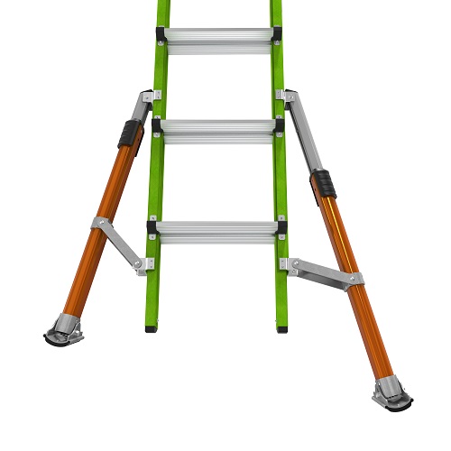Conquest, Outrigger Extended, Front View – Little Giant Ladders New Zealand