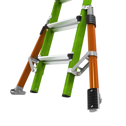 Conquest, Outriggers, Spiked Foot – Little Giant Ladders New Zealand